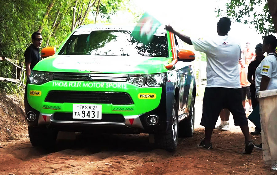 The Outlander PHEV ventures into the largest rally in Southeast Asia ...